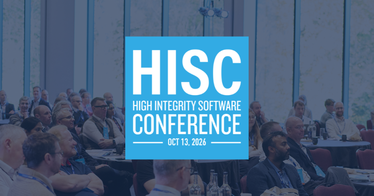 Dstl’s Dr Alec Banks to… | High Integrity Software Conference 2026